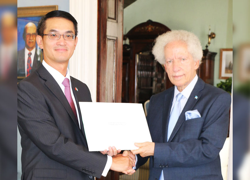 Taiwan’s new Ambassador formally Commenced duty in Saint Lucia - The ...
