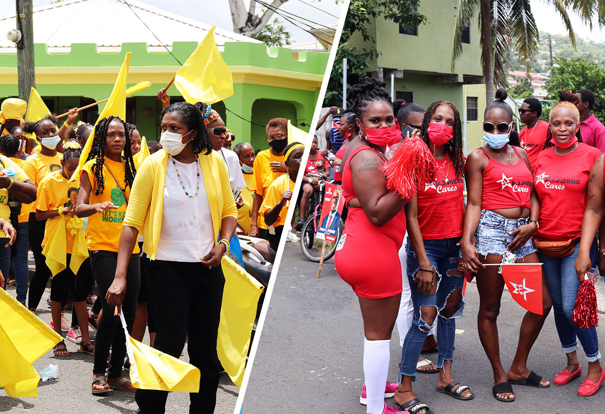 Pandemonium for Nomination Day — Gallery - The Voice St. Lucia News