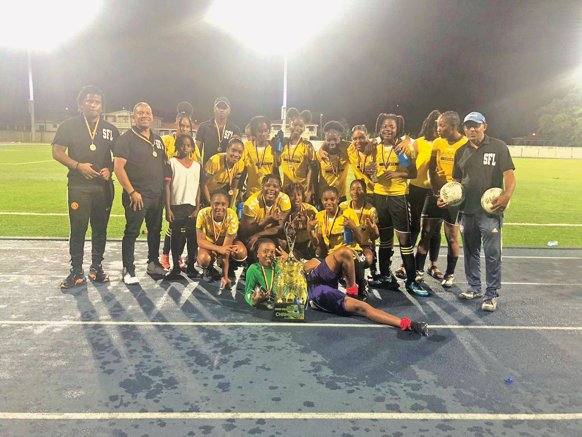 Soufriere – Champions Of SLFA Senior Women’s League Tournament - The ...