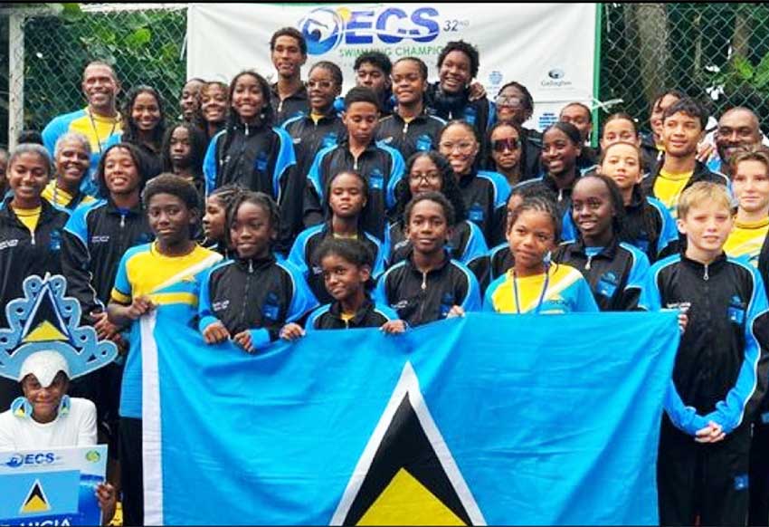 Saint Lucia Finishes 4th in OECS Swim Championships - The Voice St ...