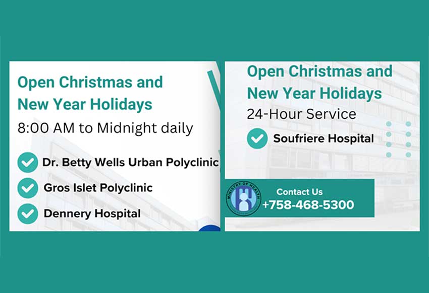 Holiday operating hours for health care facilities - The Voice St ...