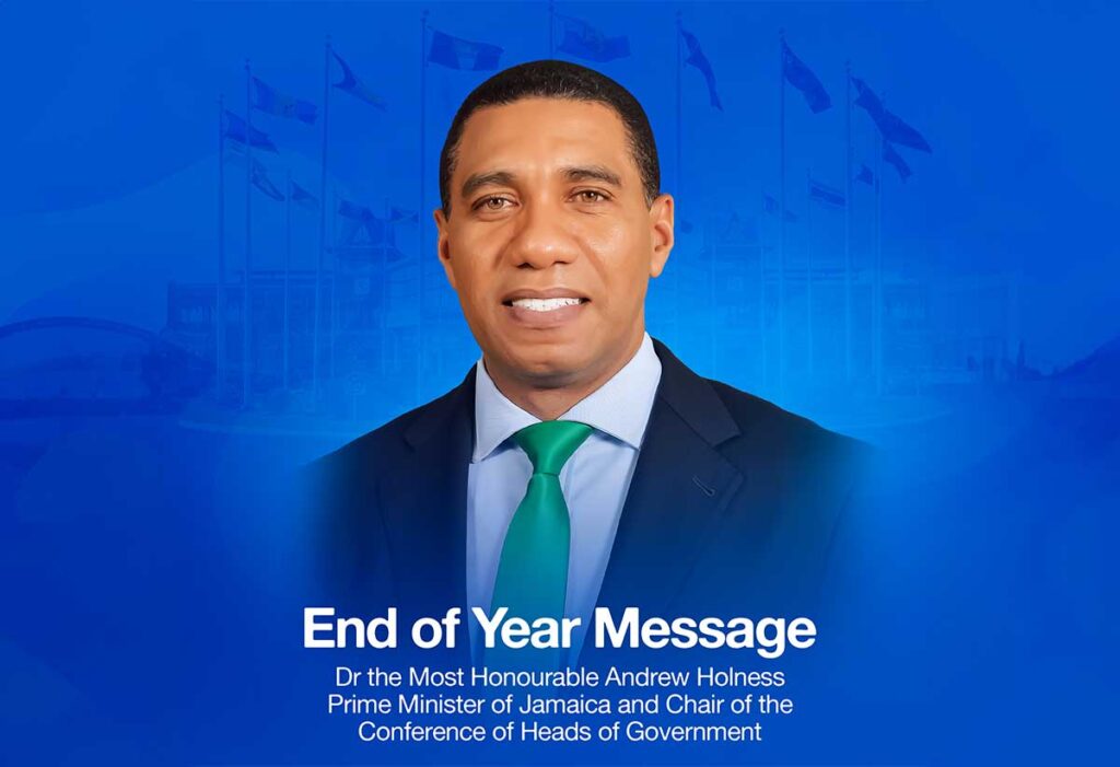 End of Year Message | Outgoing CARICOM Chair | Dr the Most Honourable ...