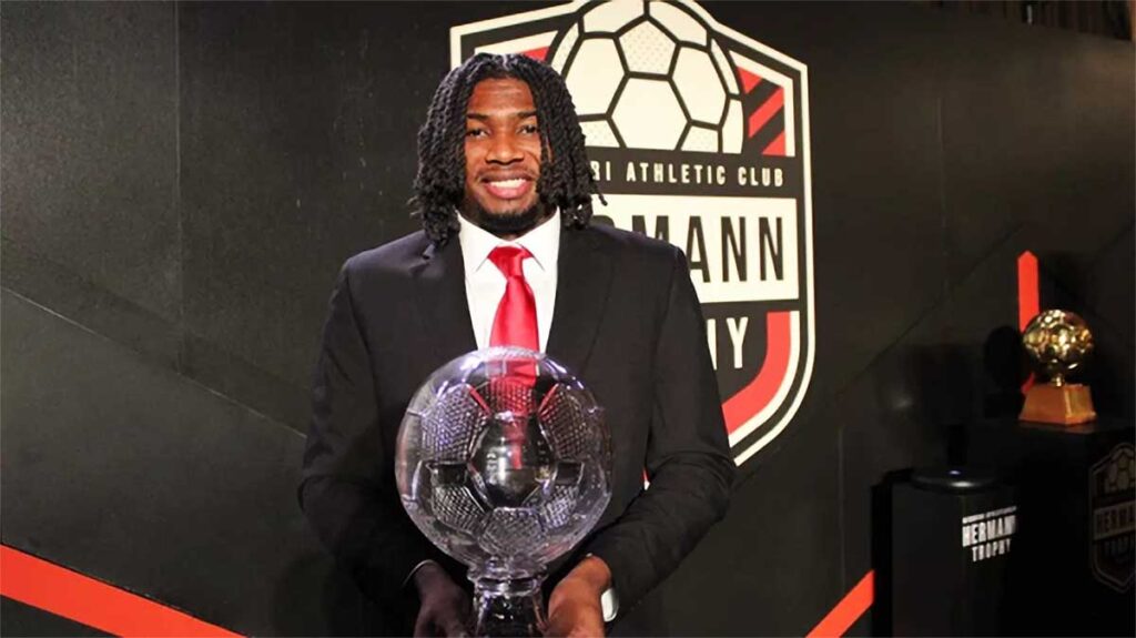Donavan Phillip Awarded 2025 MAC Hermann Trophy - The Voice St. Lucia News